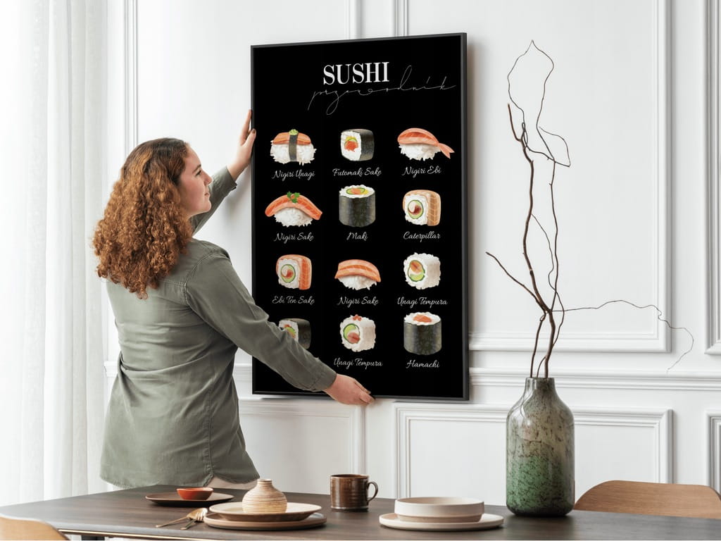 Plakat Przewodnik Rodzaje Sushi do kuchni Nietylkoplakaty.pl ... Plakat Przewodnik Rodzaje Sushi do kuchni Nietylkoplakaty.pl ...